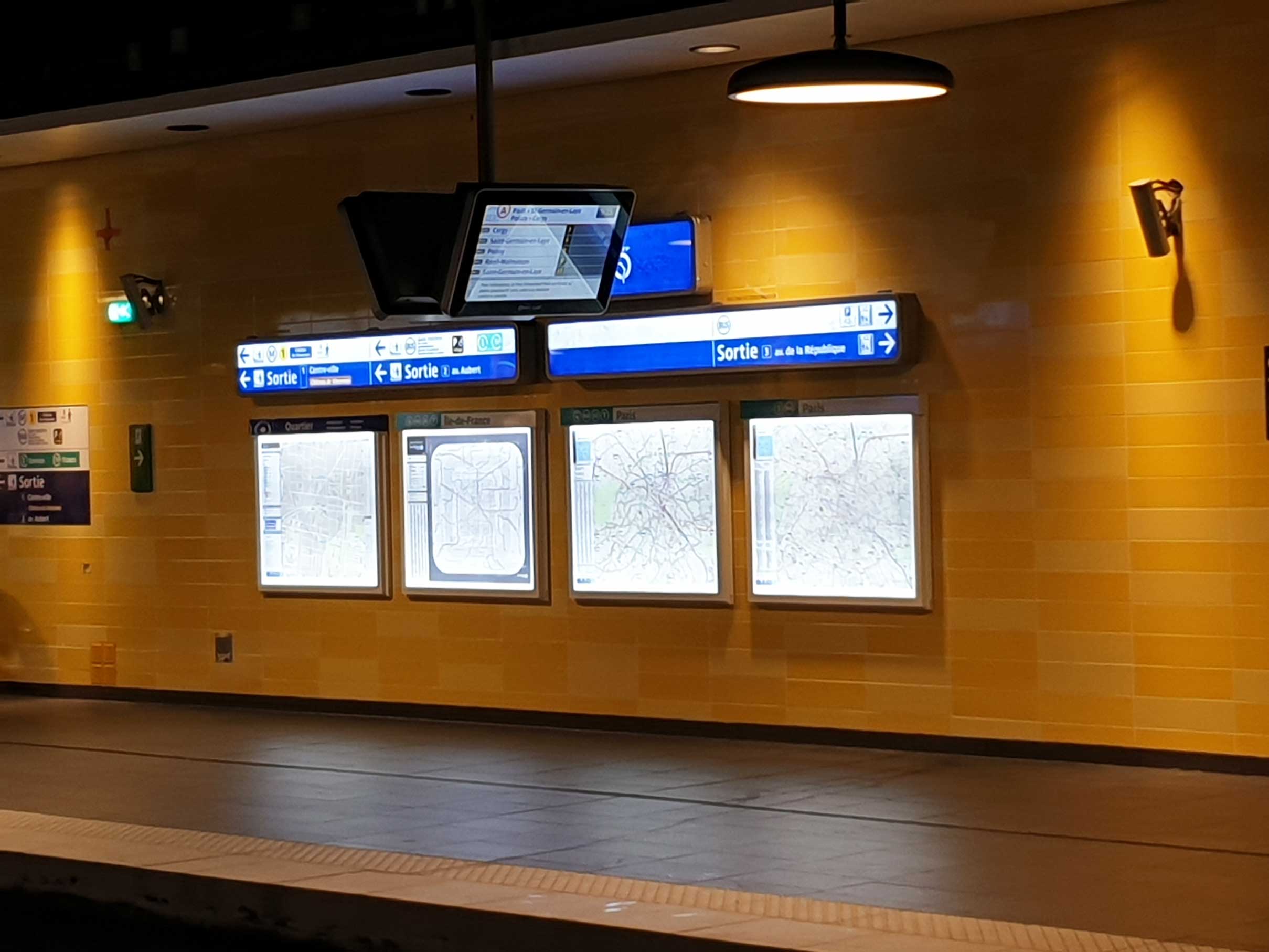 La RATP illumine ses stations - Ateliers de Chevreuse